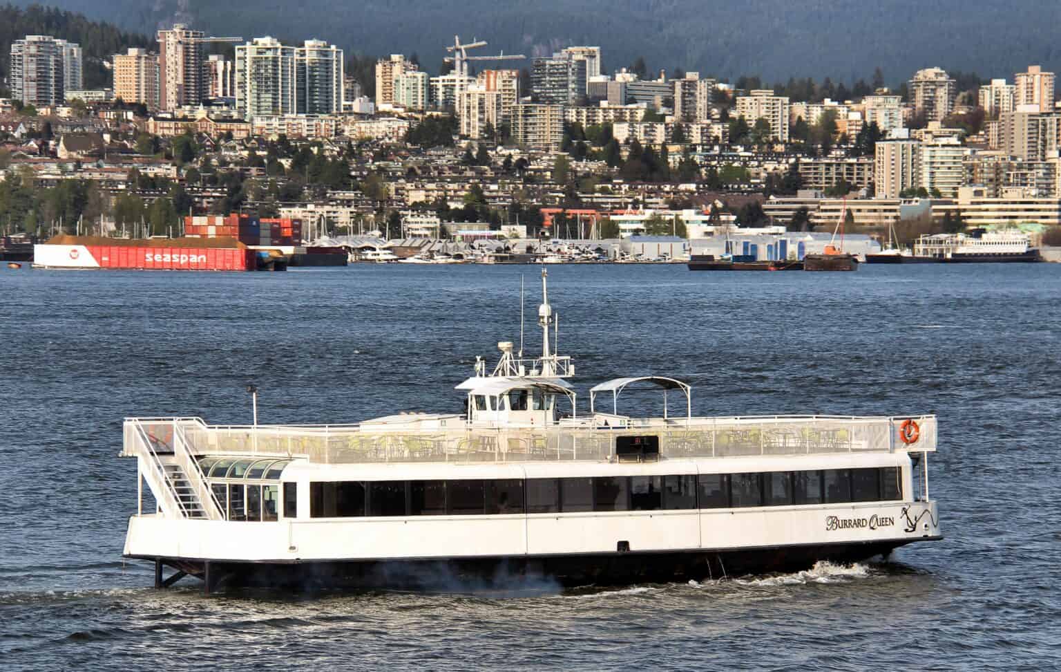 Burrard Queen – Modern Vessel for upto 225 passengers (Including Crew ...